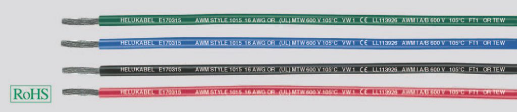 PVC vezeték, UL-Style 1015 (600V) | Linzi kábel, szerelvény, infrafűtés